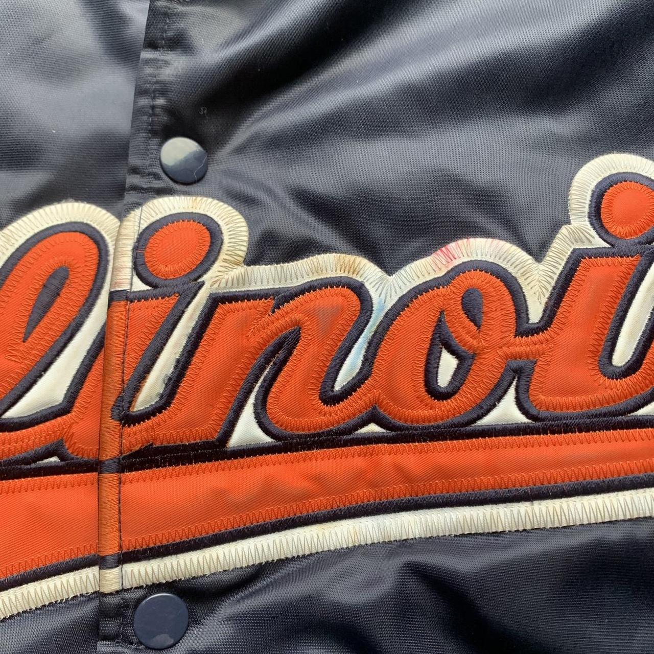Vintage Varsity Jacket University Of Illinois... - Depop
