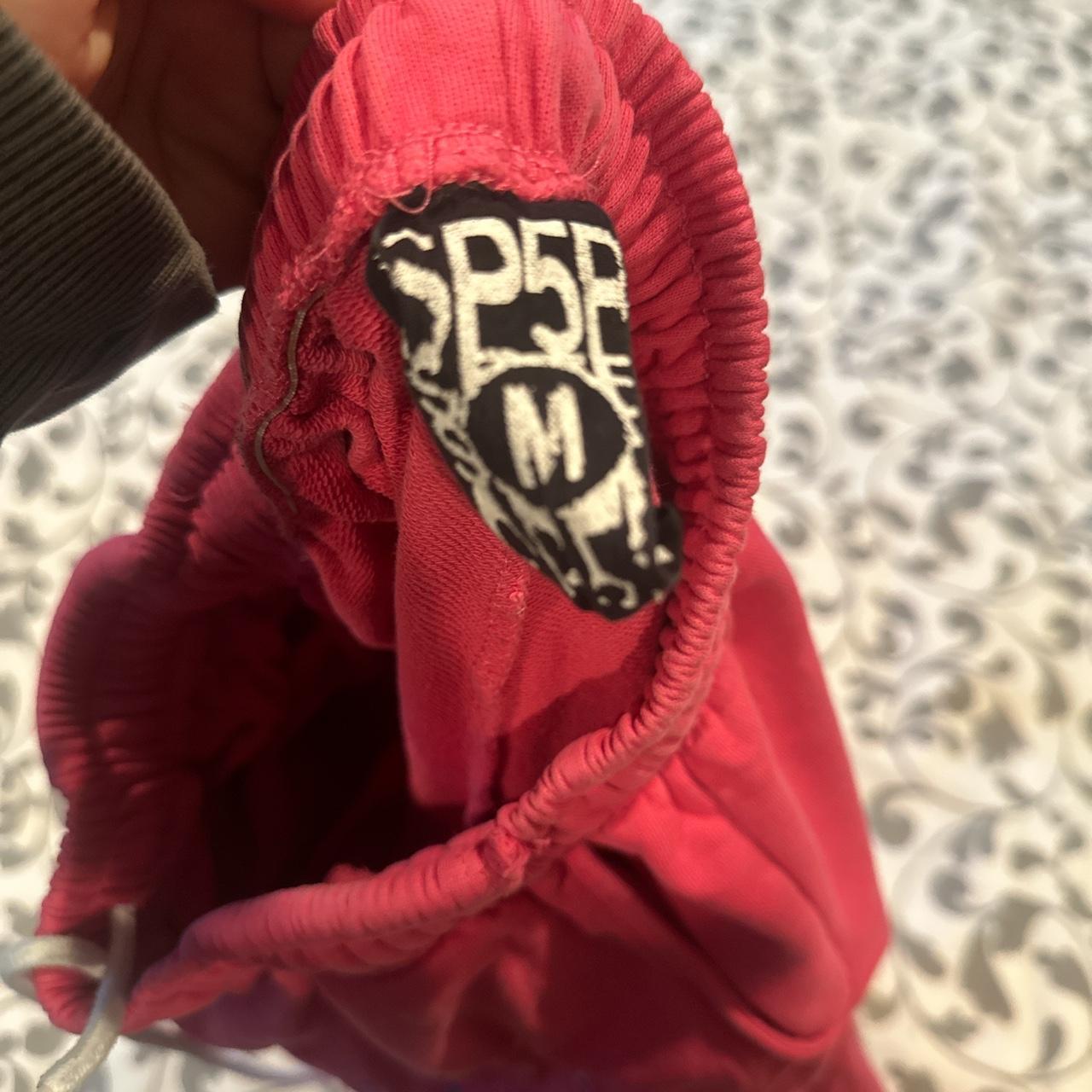 Sp5der sweats in pink! so cute! size medium but... - Depop