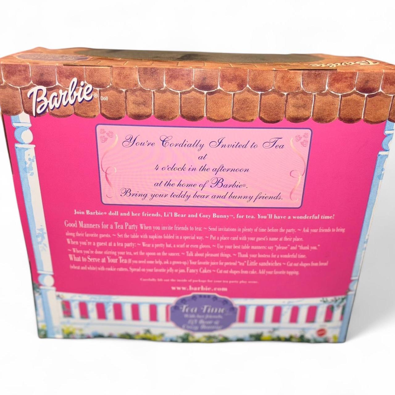 Barbie Tea Time doll with Bear & Bunny friends dolls... | Depop