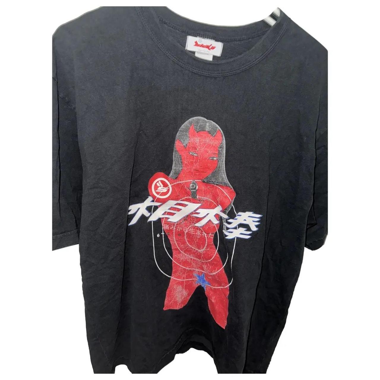 Black and red Sicko graphic tee #skater | Depop