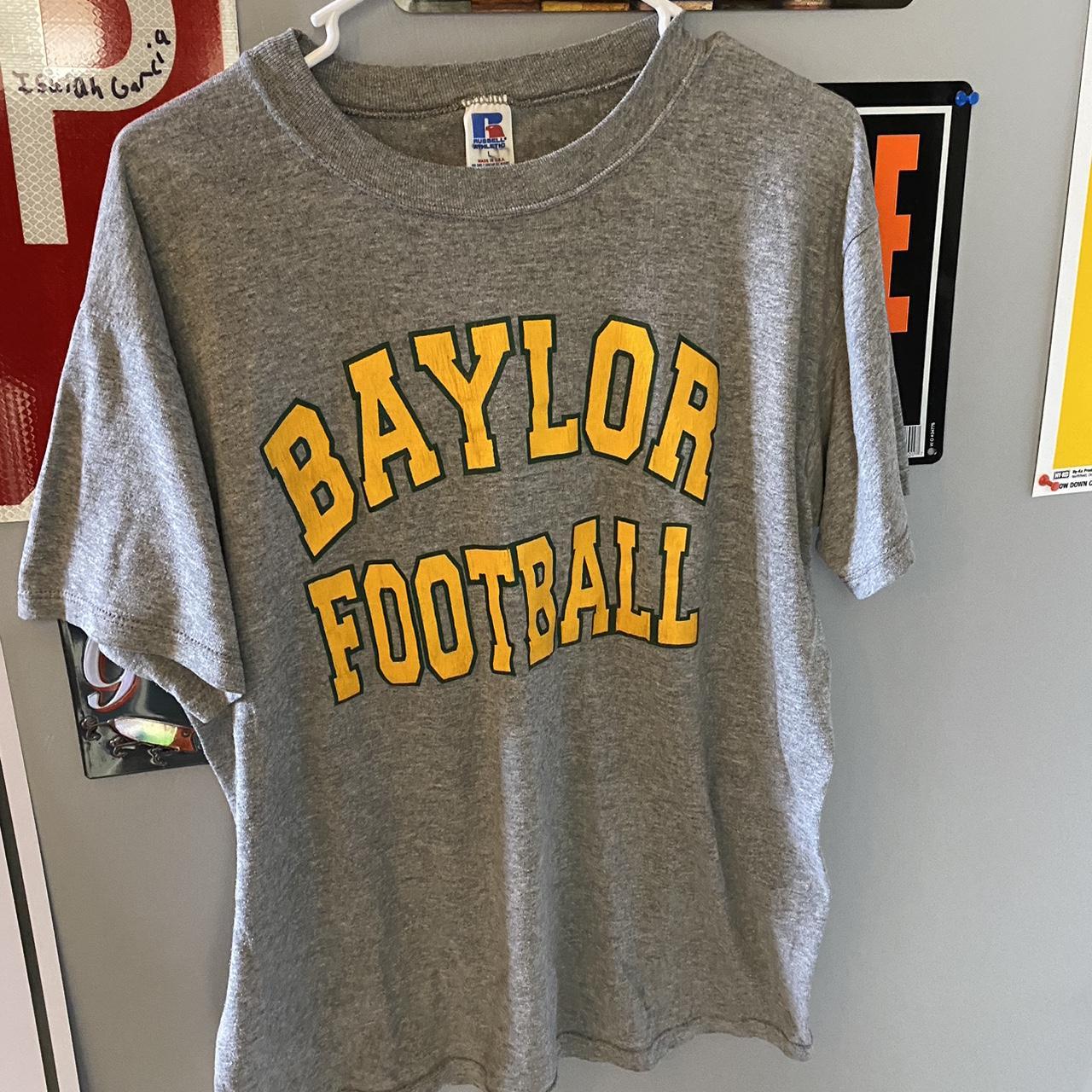Vintage 90s Baylor Football Shirt Russell Athletic... - Depop