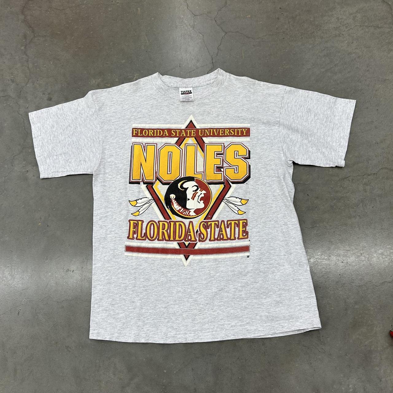 Vintage 90s Florida State FSU Seminoles Graphic Tee... - Depop