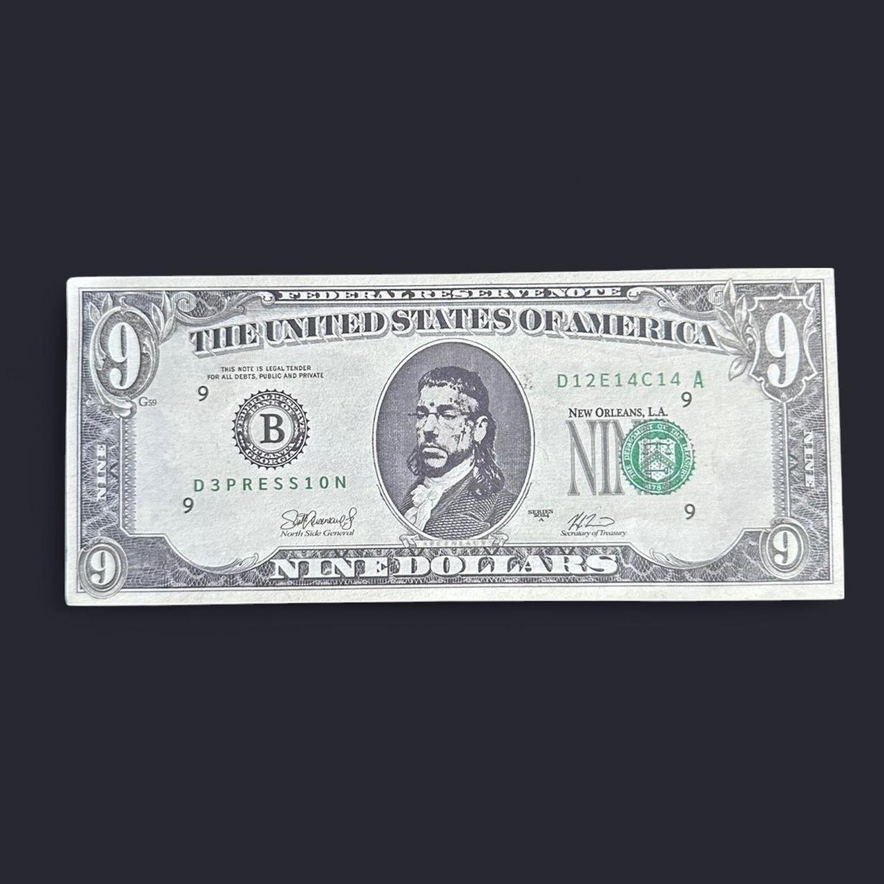 New World Depression $uicideboy$ 9 dollar bill #g59... | Depop