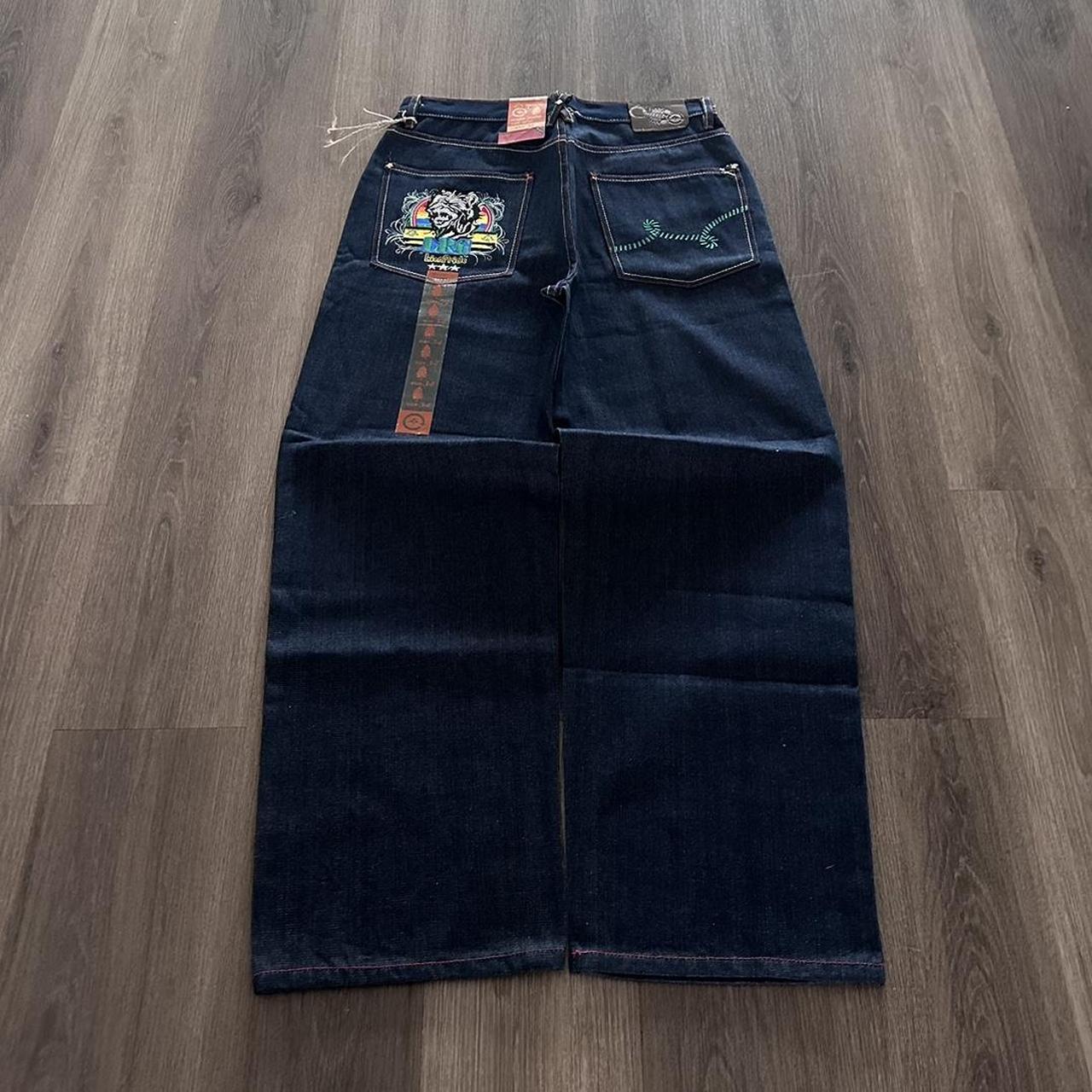 Lrg jeans Y2k grunge blue wash lrg jeans Baggy... - Depop