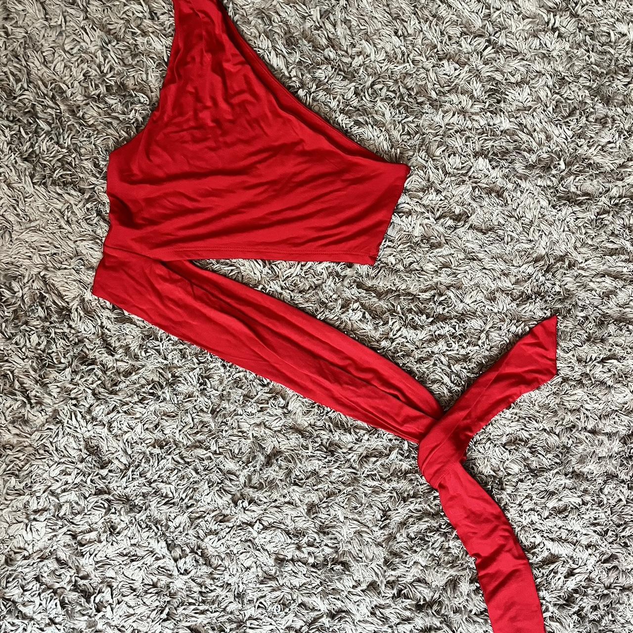 Strappy cross body crop top. Super cute for summer!... - Depop