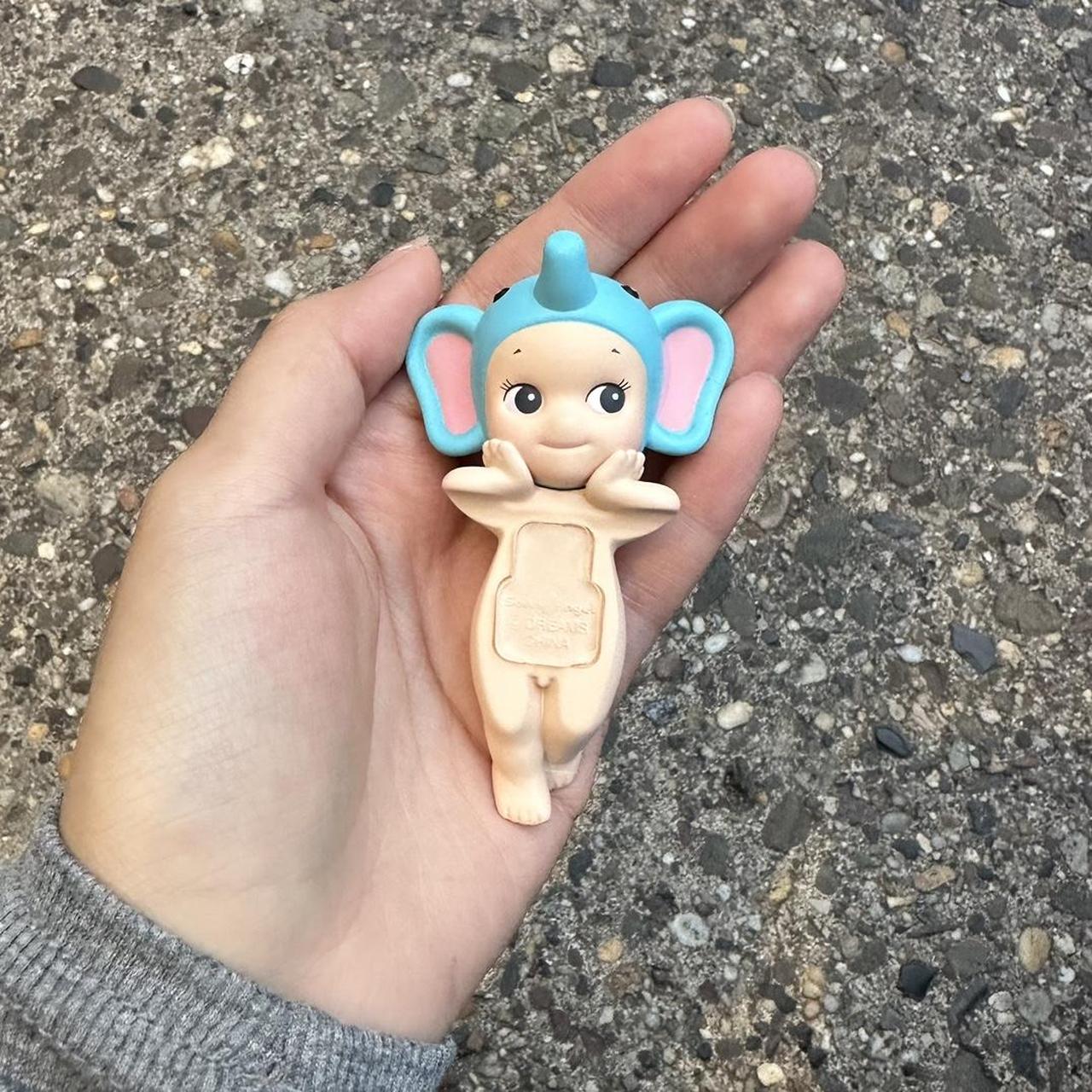 super cute blue elephant sonny angel hipper sticks... - Depop