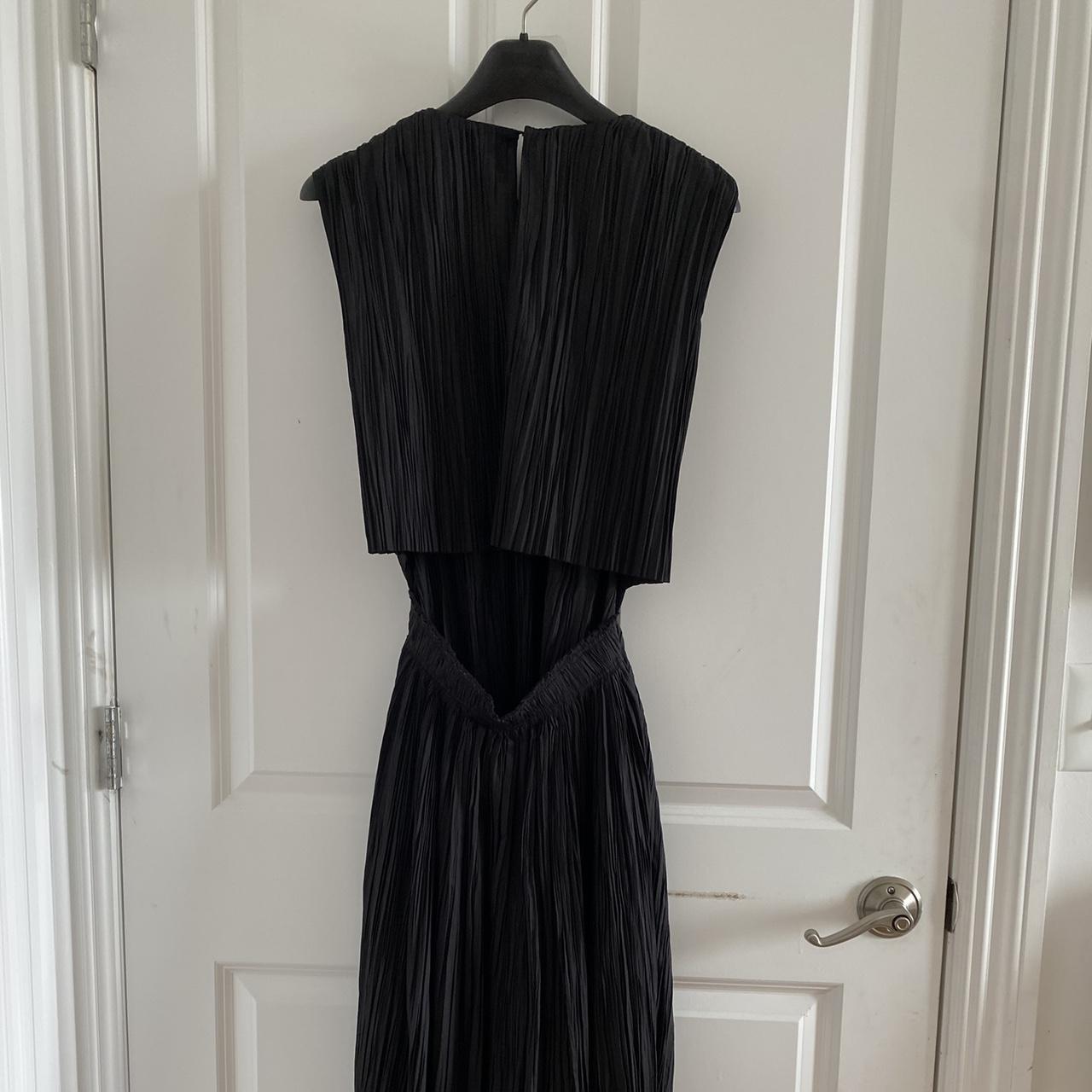 Unique Black COS Ruffle Dress #unique #cos... - Depop