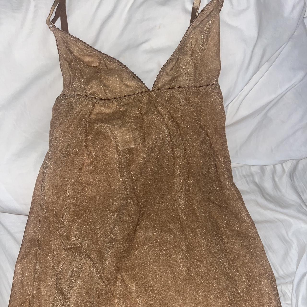 Gold glittery dolce and gabbana dress can we worn... - Depop