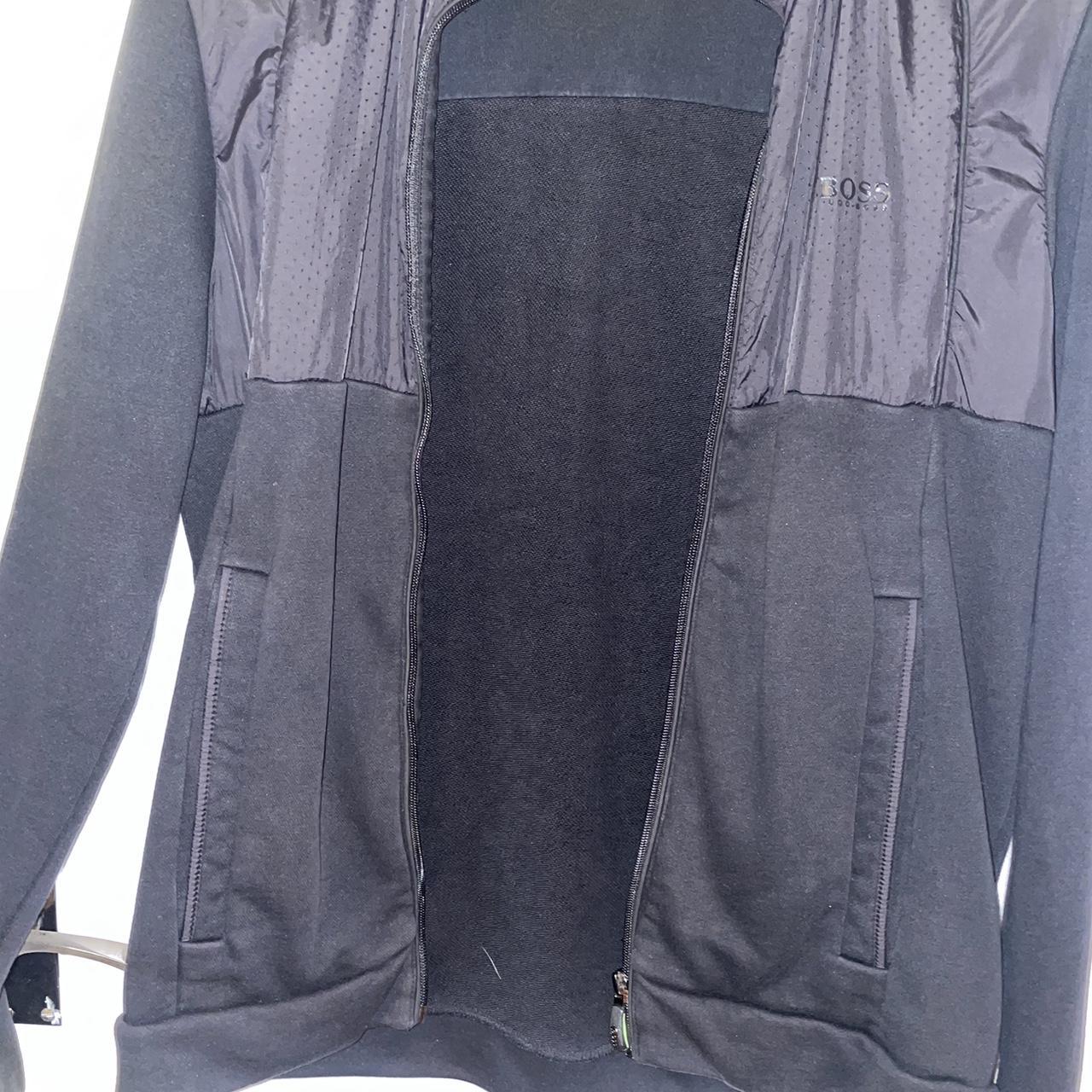 HUGO BOSS, zip up workout top in a size M, hardly... - Depop