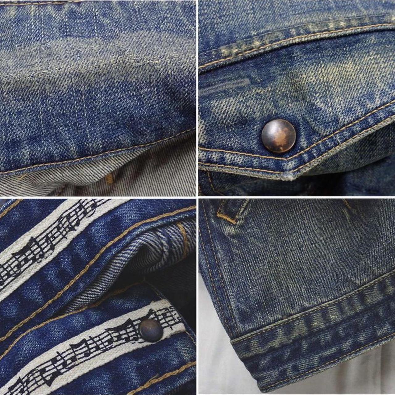 Number Nine SS07 Indigo Pain Denim Jacket n (n) by... - Depop