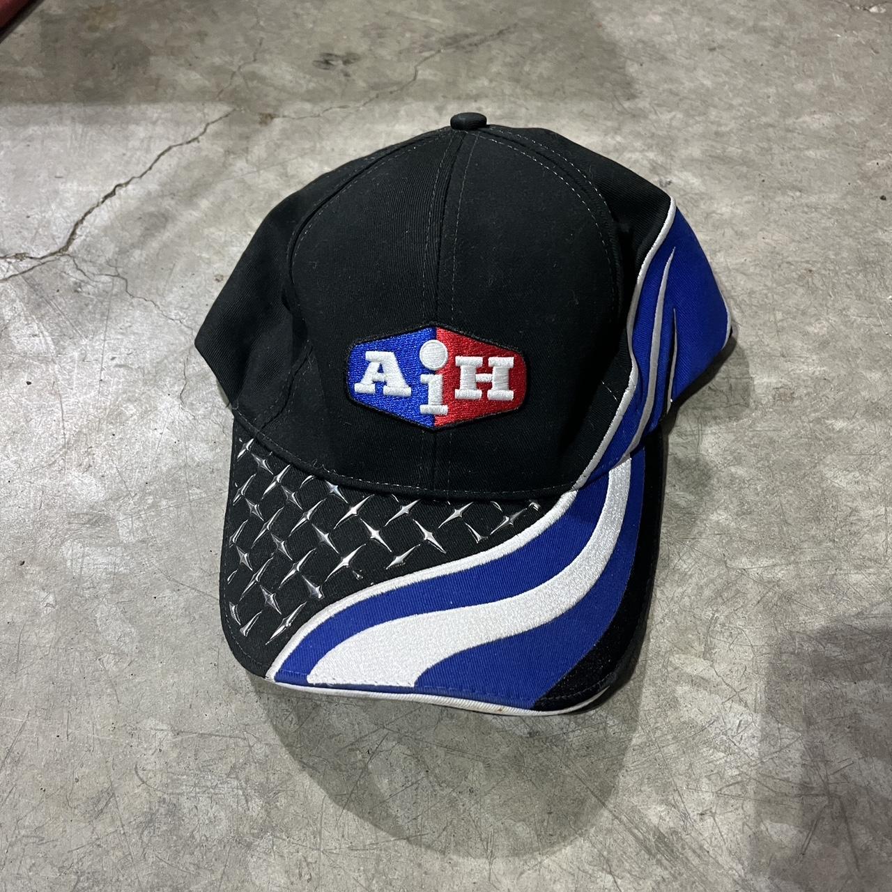 AIH TEXTURED CAP SUPER SICK MECHANIC CHAINSMOKER... - Depop