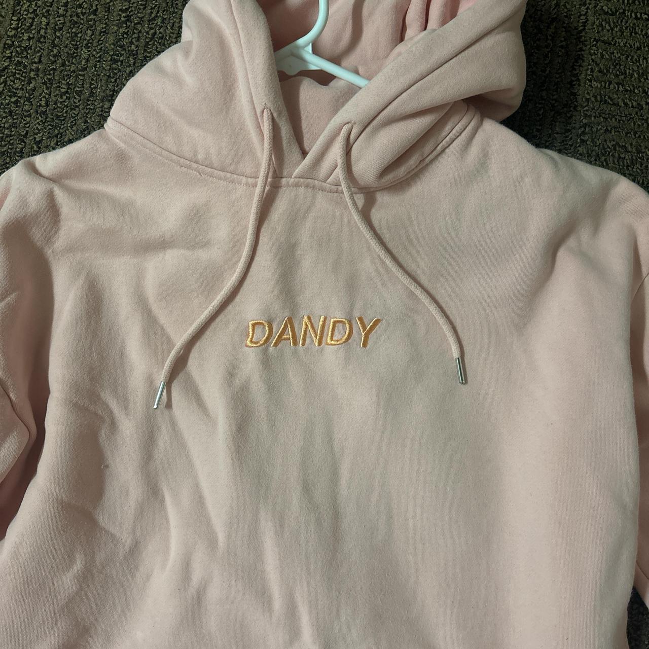 Dandy hoodie light pink! Size L Embroidered - Depop