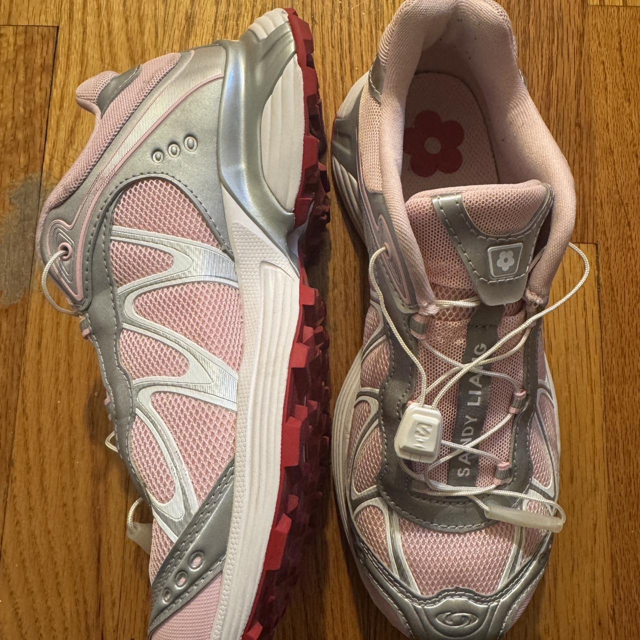 Sandy Liang X Salomon collab xt whisper in pink/red | Depop