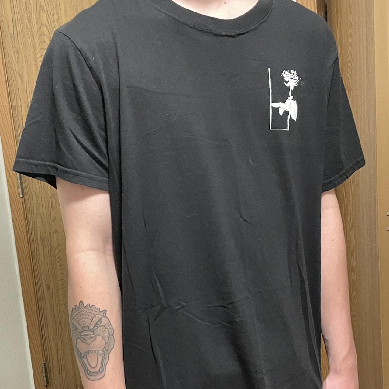 Black visual shirt Size XL Minimal wear around the... - Depop