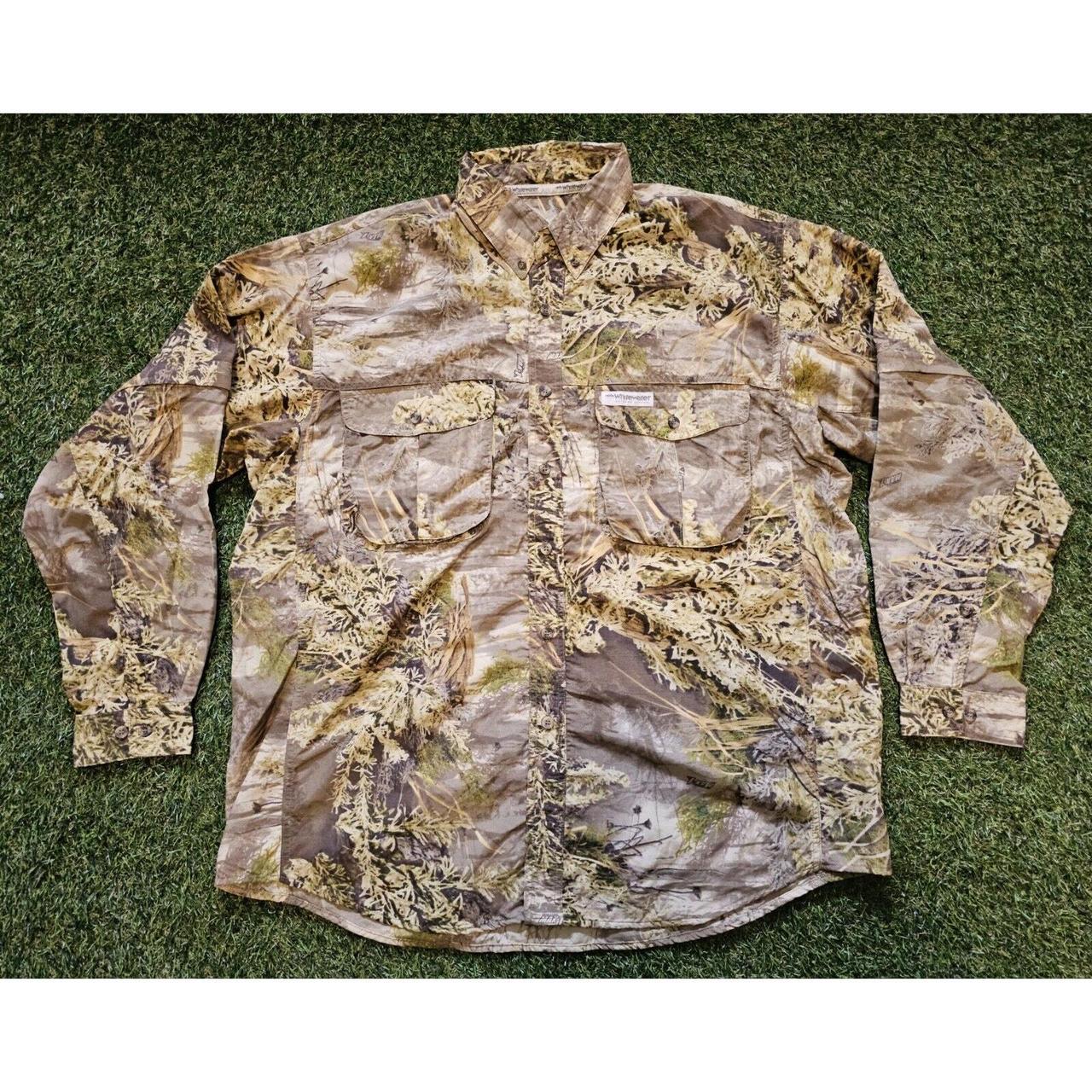 Whitewater Advantage Max 1 Camo Shirt Button Size XL... - Depop