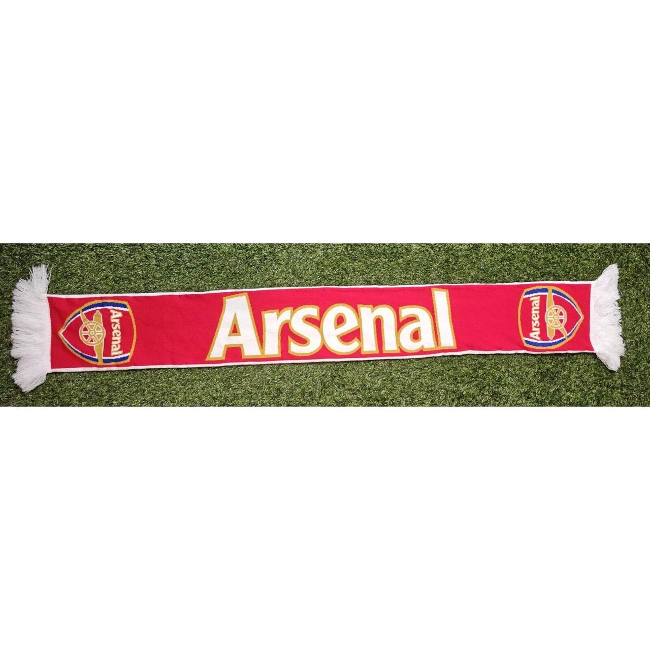 Arsenal FC Gunners Scarf measures approximately 49"... - Depop