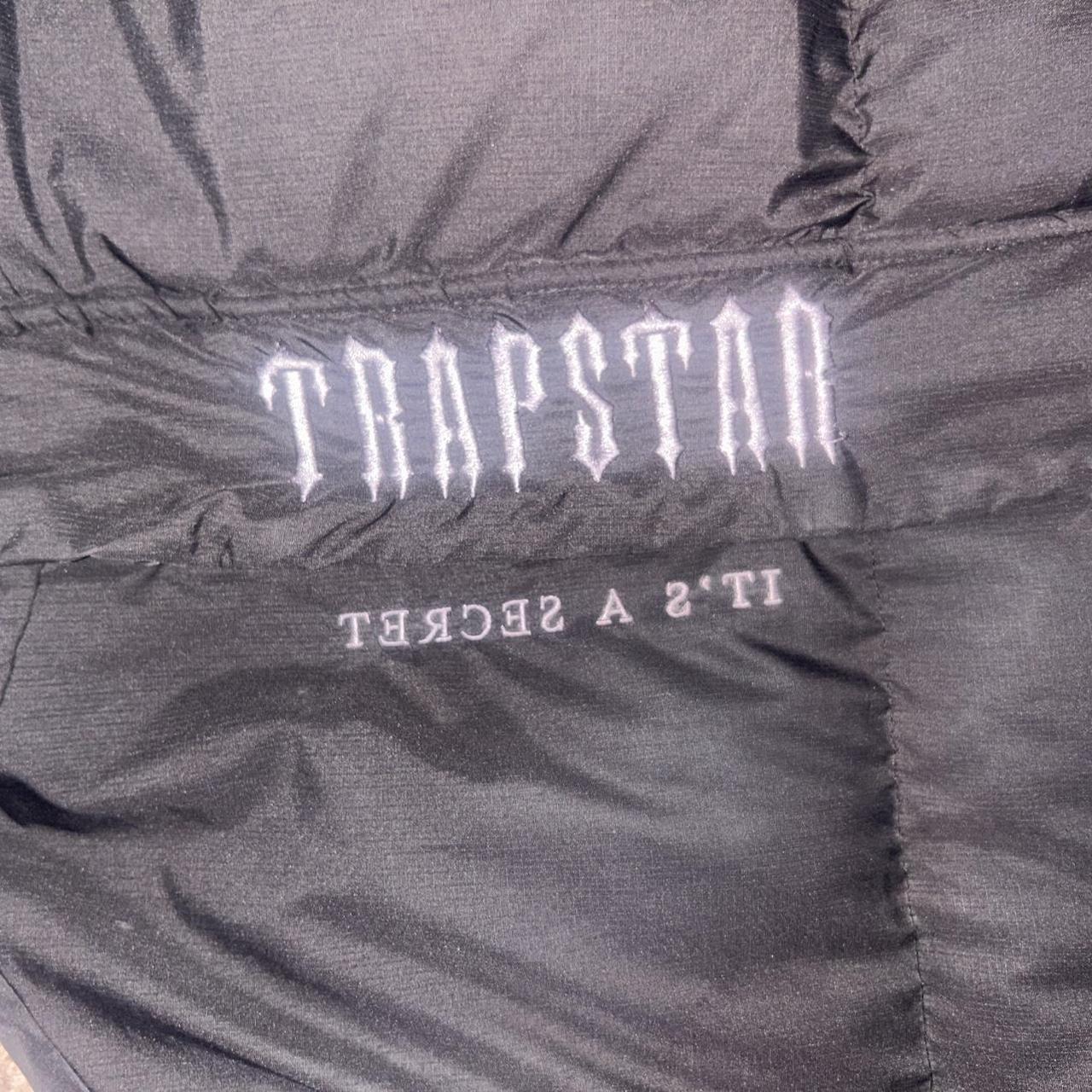 Black Trapstar puffer jacket #pufferjacket - Depop