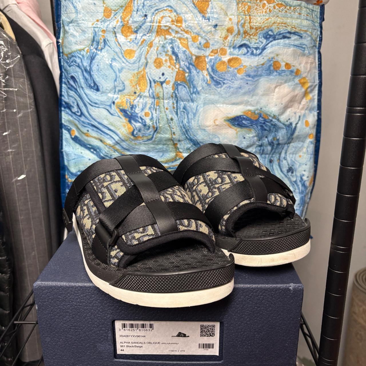 used Dior alpha sandals size 11 mens. bought in... | Depop