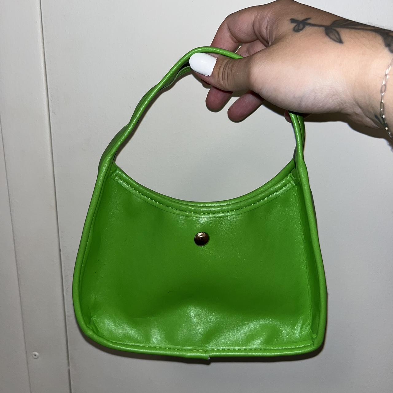 mini neon green purse #bratsummer #summer #purse... - Depop