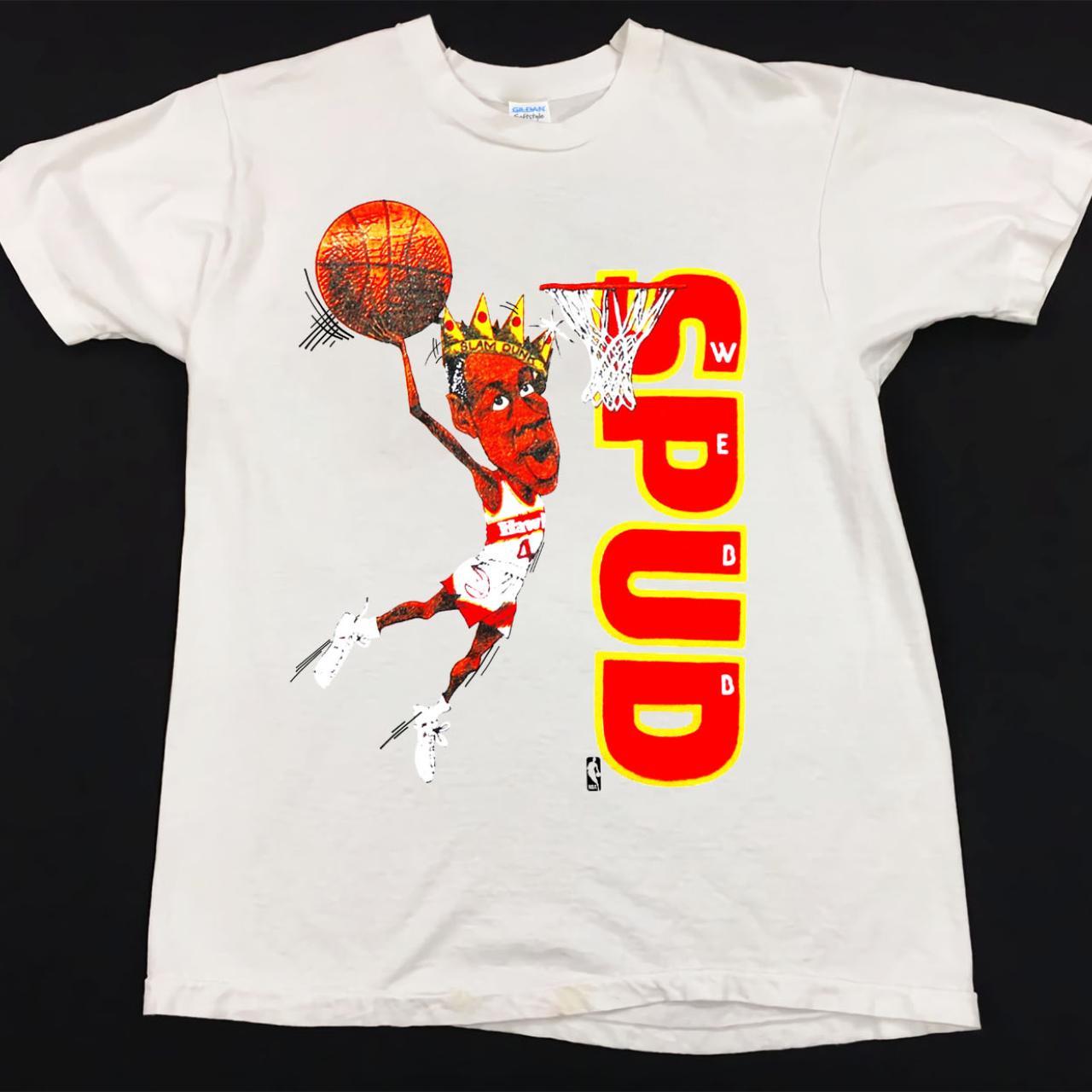 SPUD WEBB T-Shirt * 100% Cotton Preshrunk Ring... - Depop