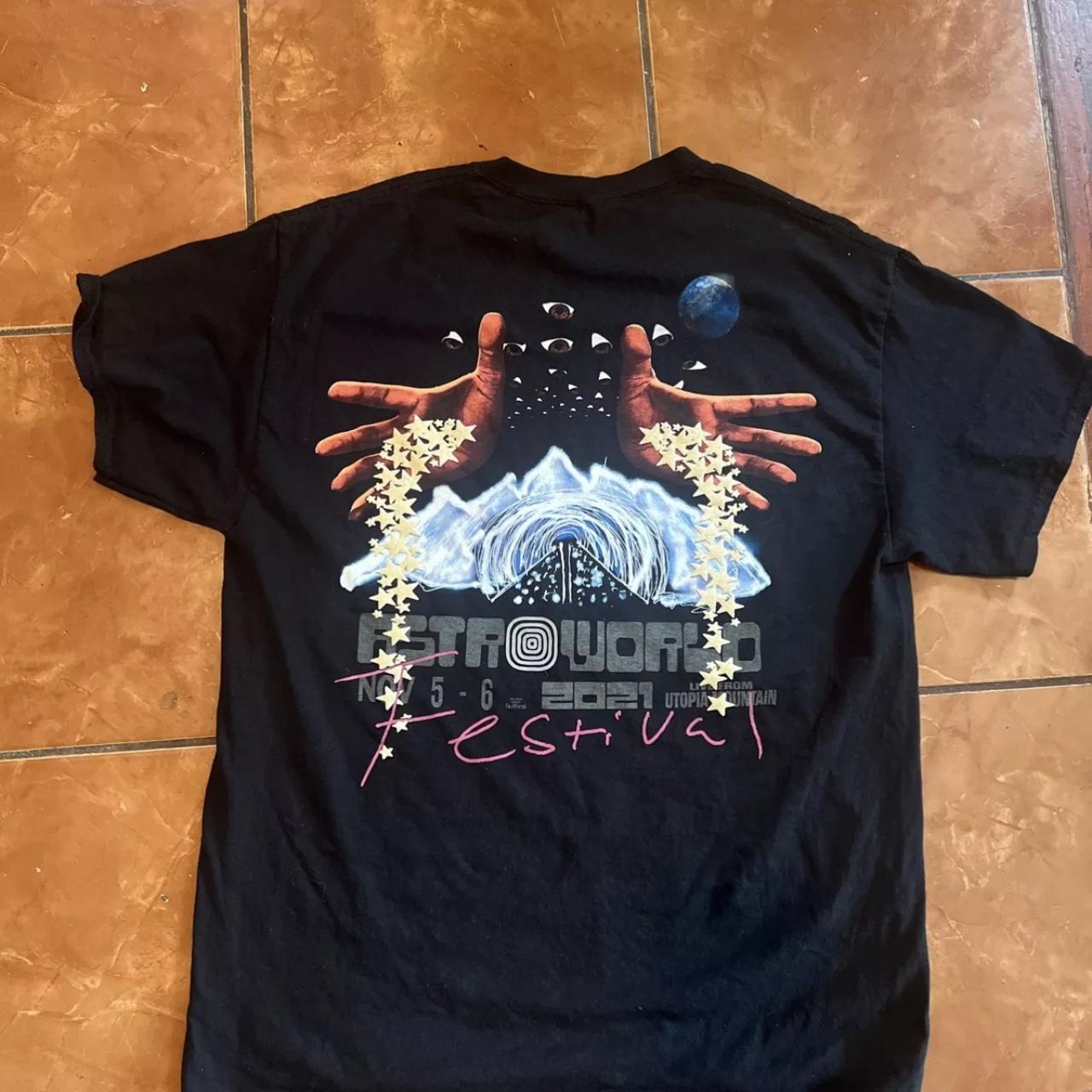 TRAVIS SCOTT Astroworld Festival 2021 Concert Merch... - Depop