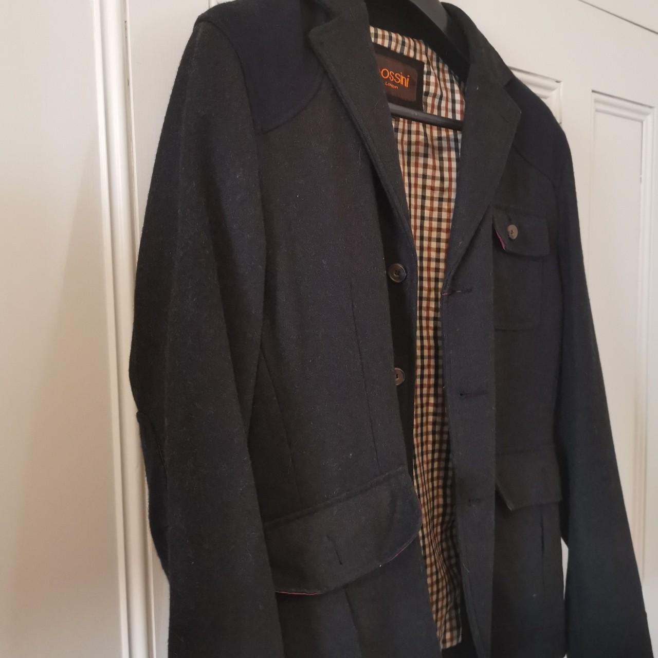 Bossini London charcoal blazer size small, but can... - Depop