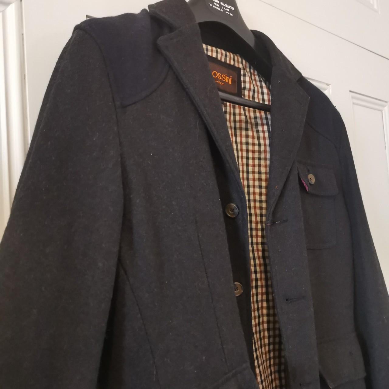 Bossini London charcoal blazer size small, but can... - Depop