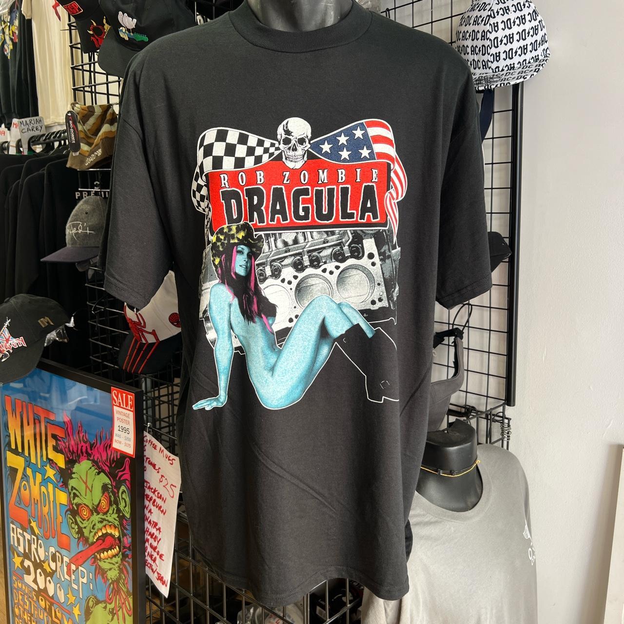 Rob Zombie 1998 Dragula Hot Cowgirl T-Shirt Back... | Depop