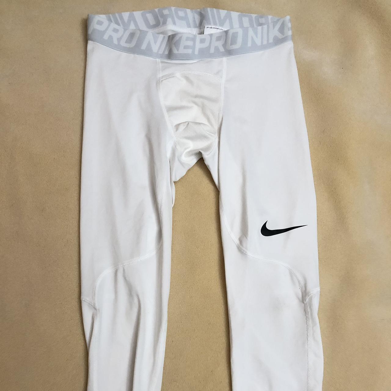 Nike Pro Dri Fit Compression Leggings 3/4 Mens Size... - Depop