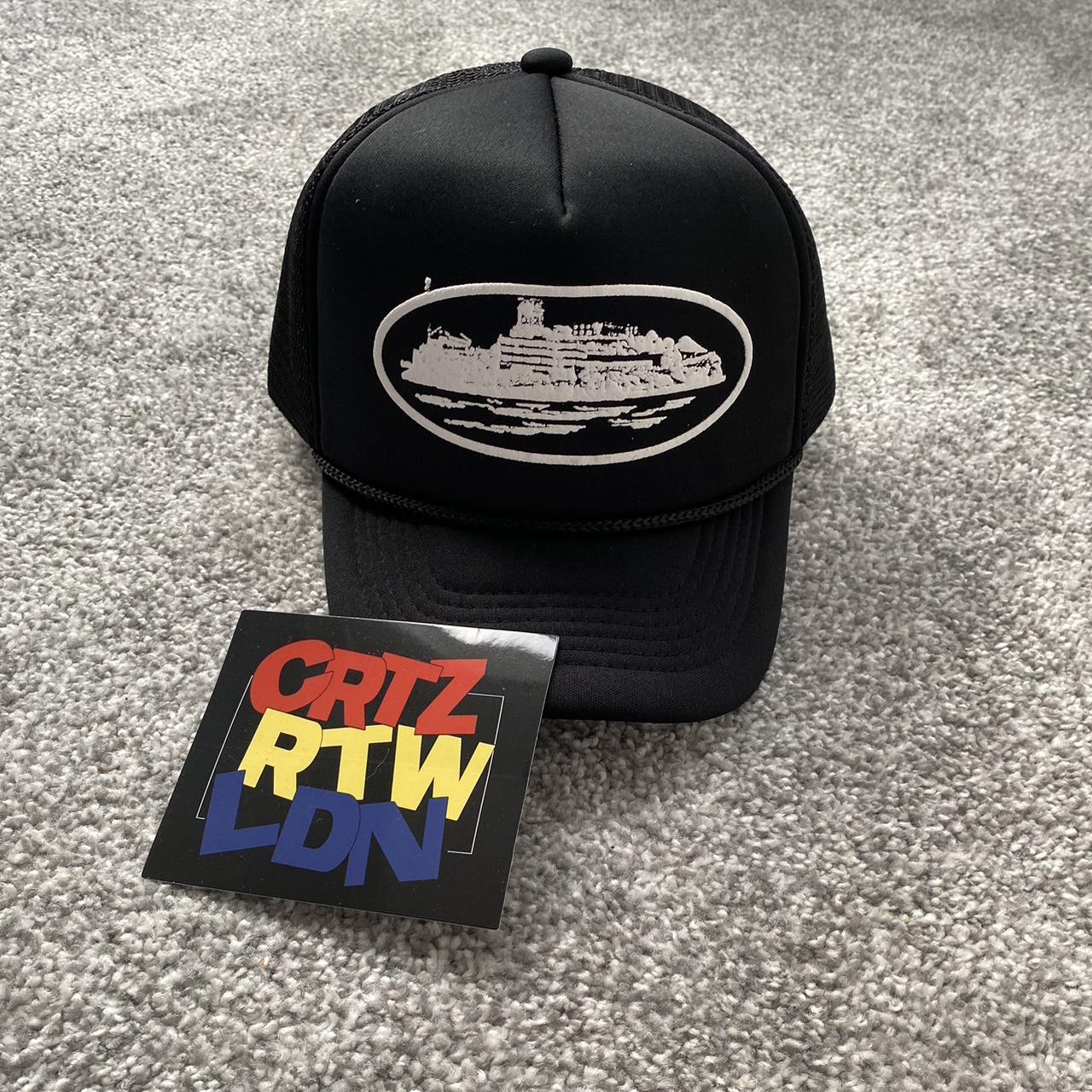 Corteiz alcatraz premium puff print trucker hat... - Depop