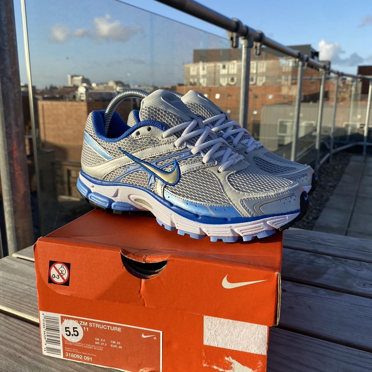Nike Structure Triax 11🐬(2007). Metallic silver ... | Depop
