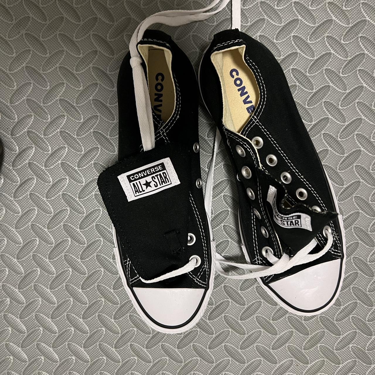 Brand new Converse. Never worn as they are too big... - Depop