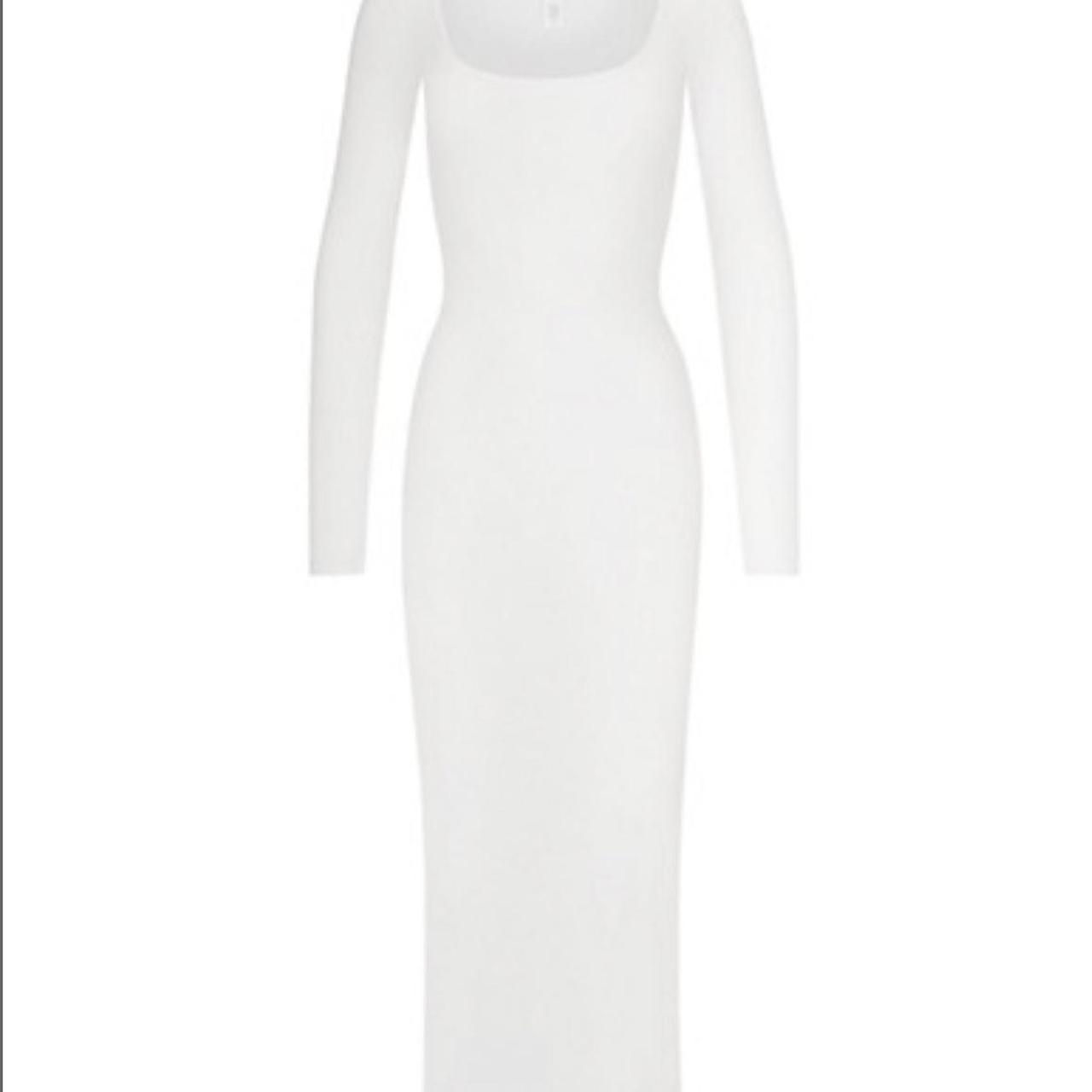 skims white dress! with FREE SHIPPING [unused and... - Depop