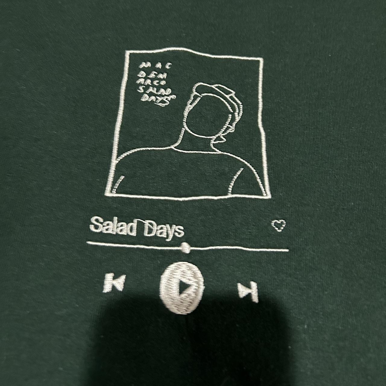 •Mac Demarco - Salad Days Embroidered Spotify Player... - Depop