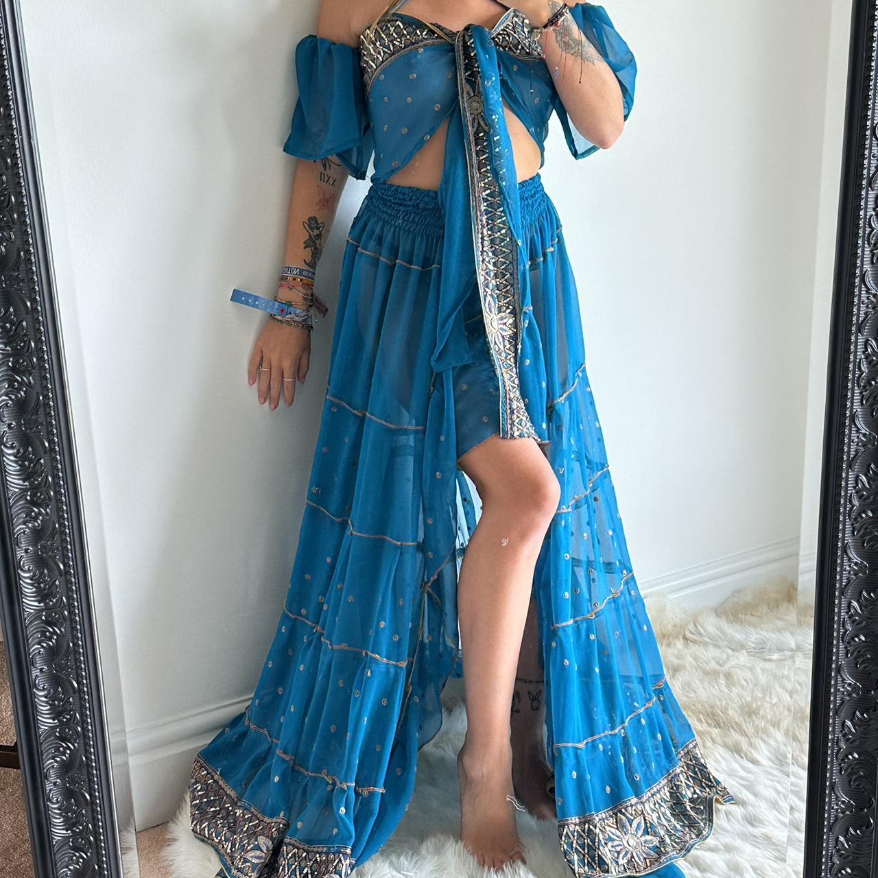 HANDMADE TWO PIECE INDIAN FAIRYTALE VINTAGE SET /... - Depop