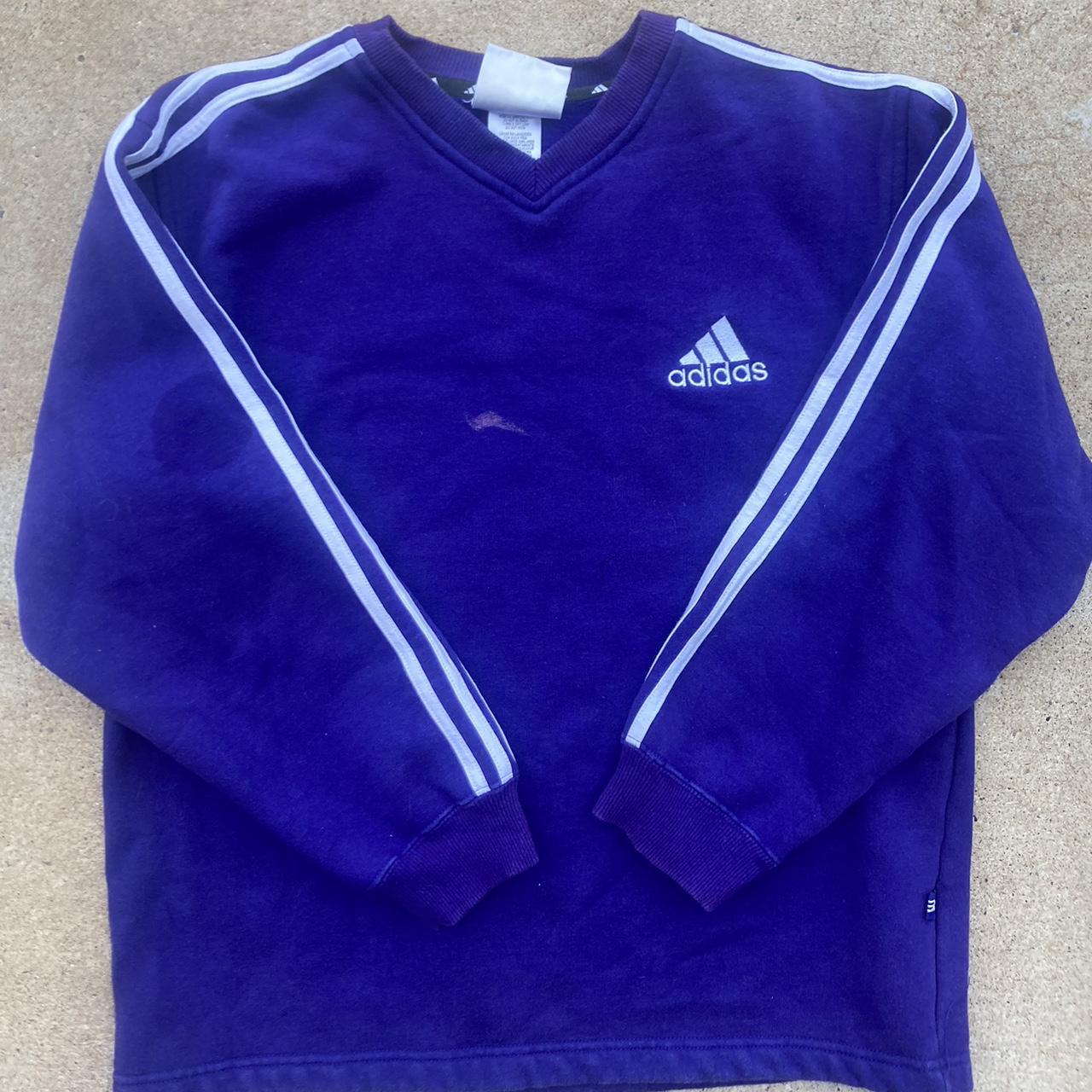 Vintage 90s Adidas crewneck Size... - Depop
