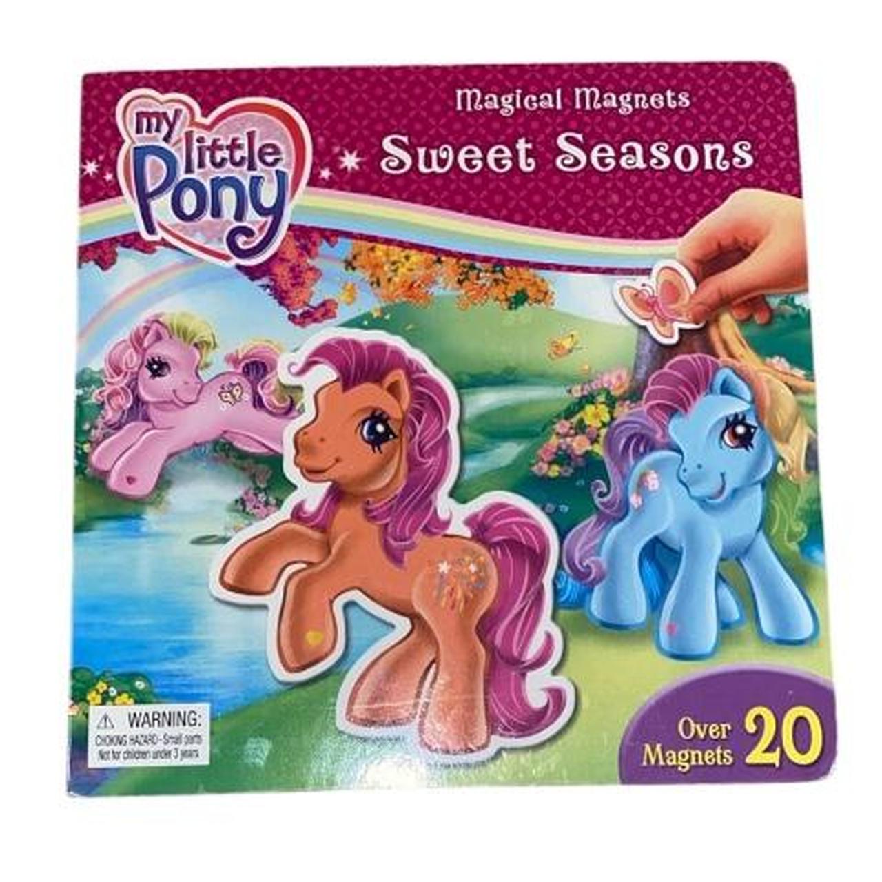 My Little Pony Sweet Seasons Magnet Board Book Y2K... - Depop