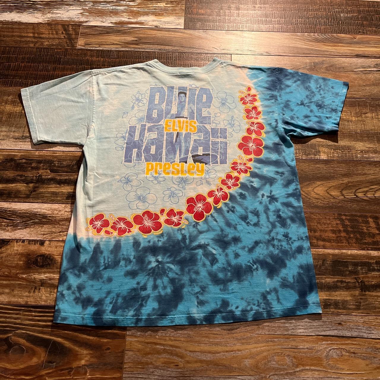 liquid blue Men's Blue T-shirt | Depop