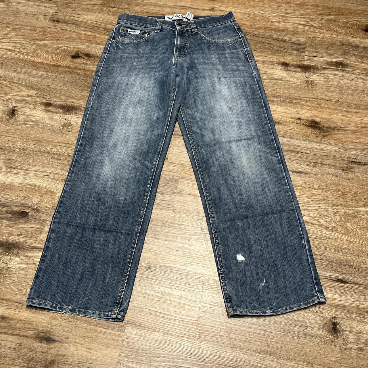 Vintage style Avirex jeans size 32x32 in amazing... - Depop