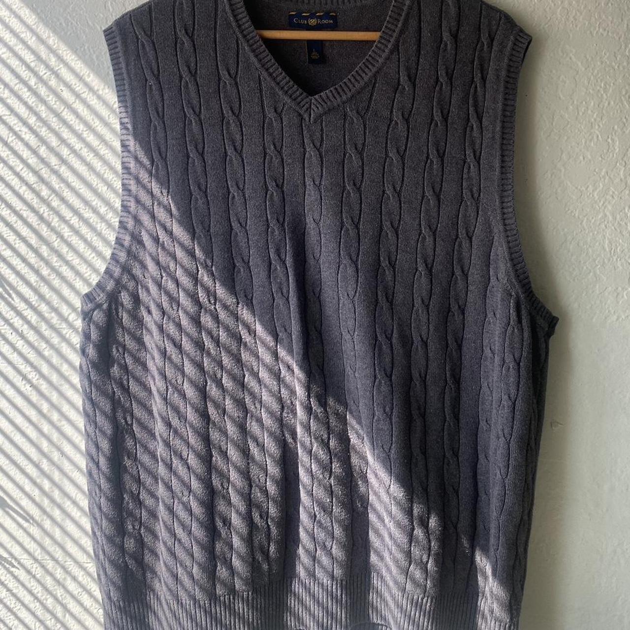 -men’s sweater vest -true to size -in great... - Depop