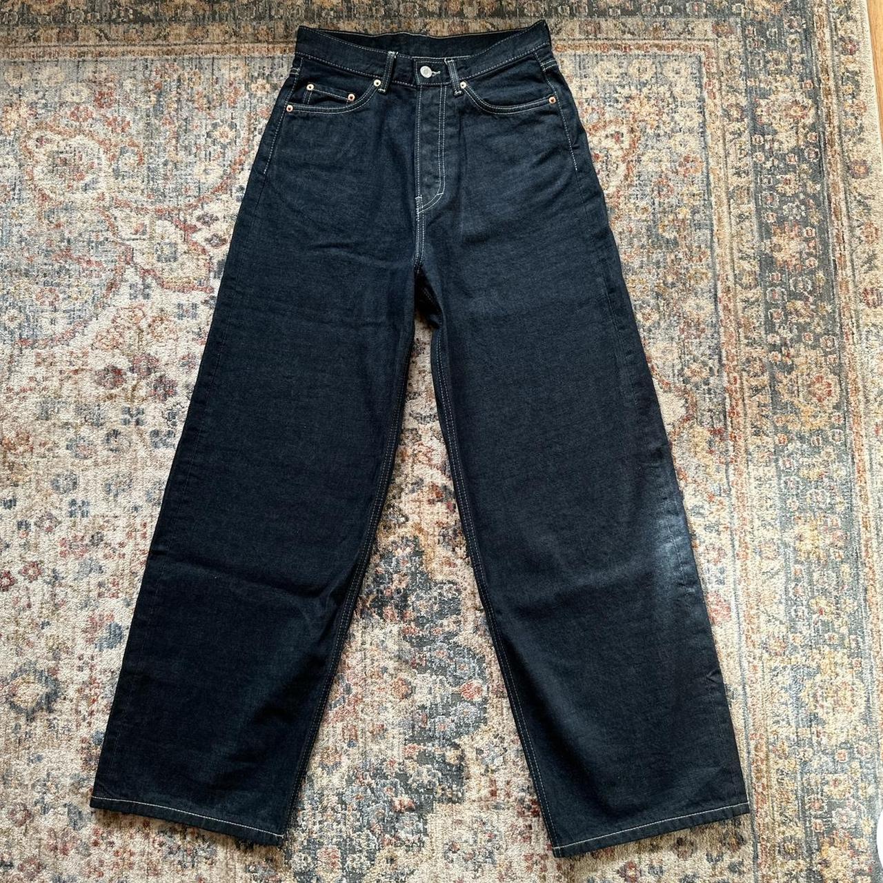 Weekday Astros in Blue Rinse Colour Weekday Raw... | Depop