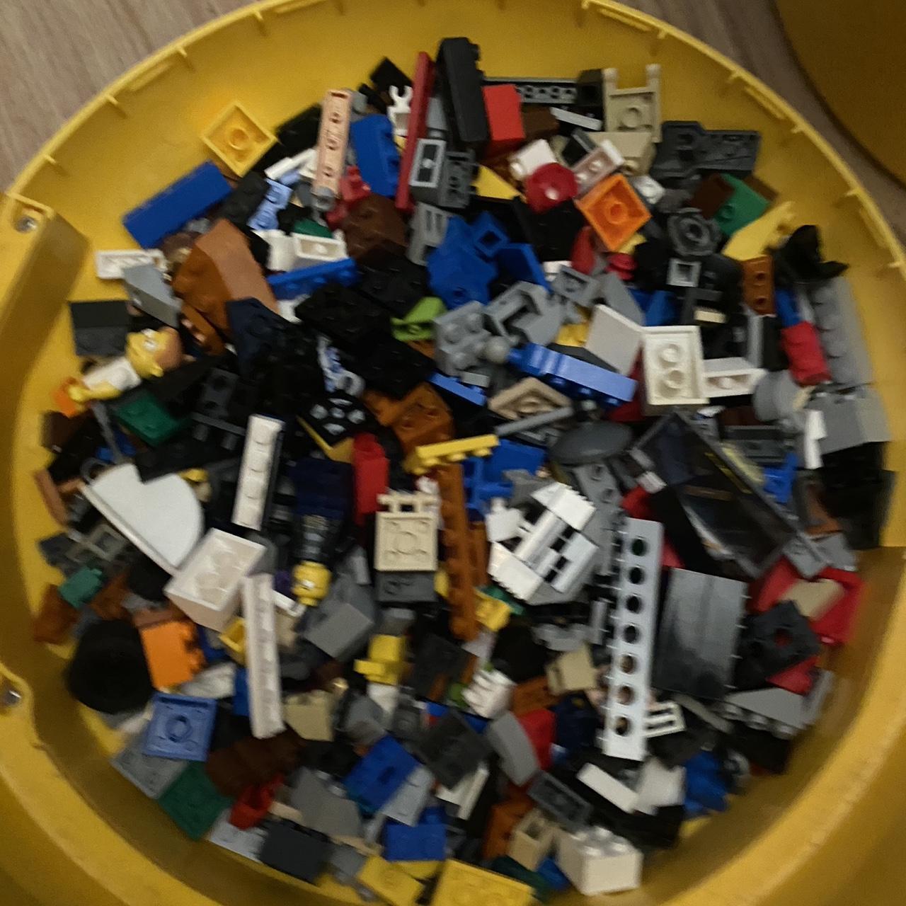 Large Lego head three trays full of Lego. - Depop