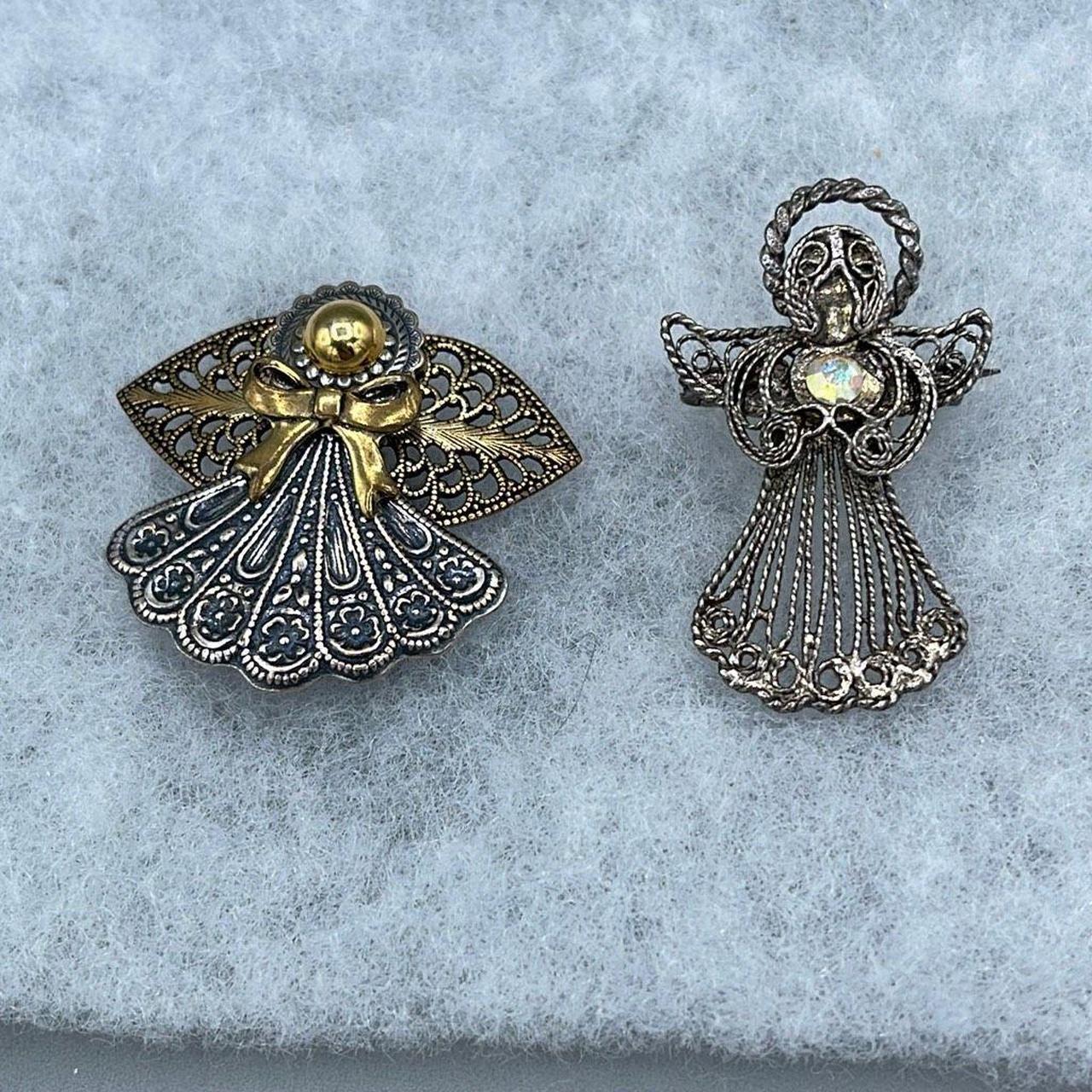 Vintage Angel brooches - Kat’s Creations and 1950’s... - Depop
