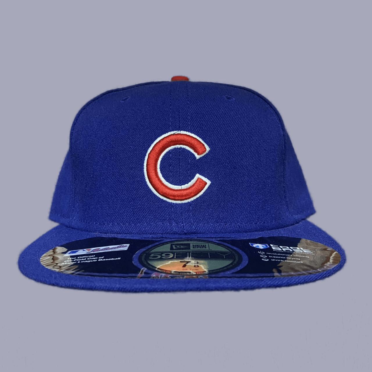New Era 59/50 MLB Chicago Cubs Baseball Blue Red Cap... - Depop