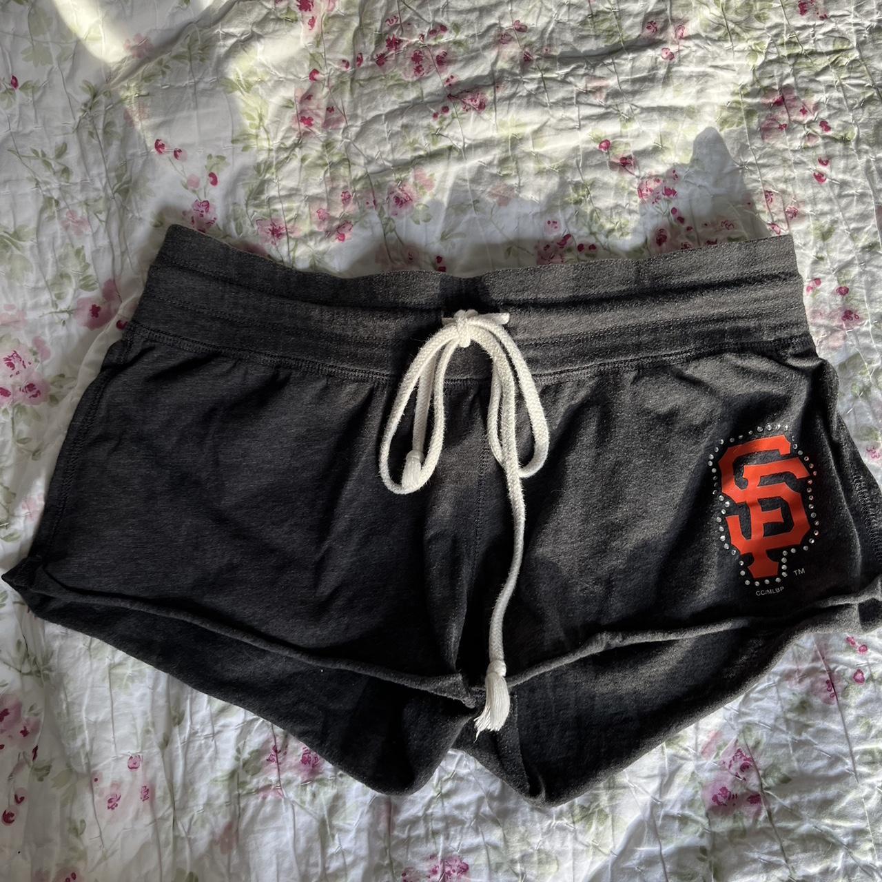 Giants Shorts! 🍊 comfy fit, genuine MLB merchandise... - Depop