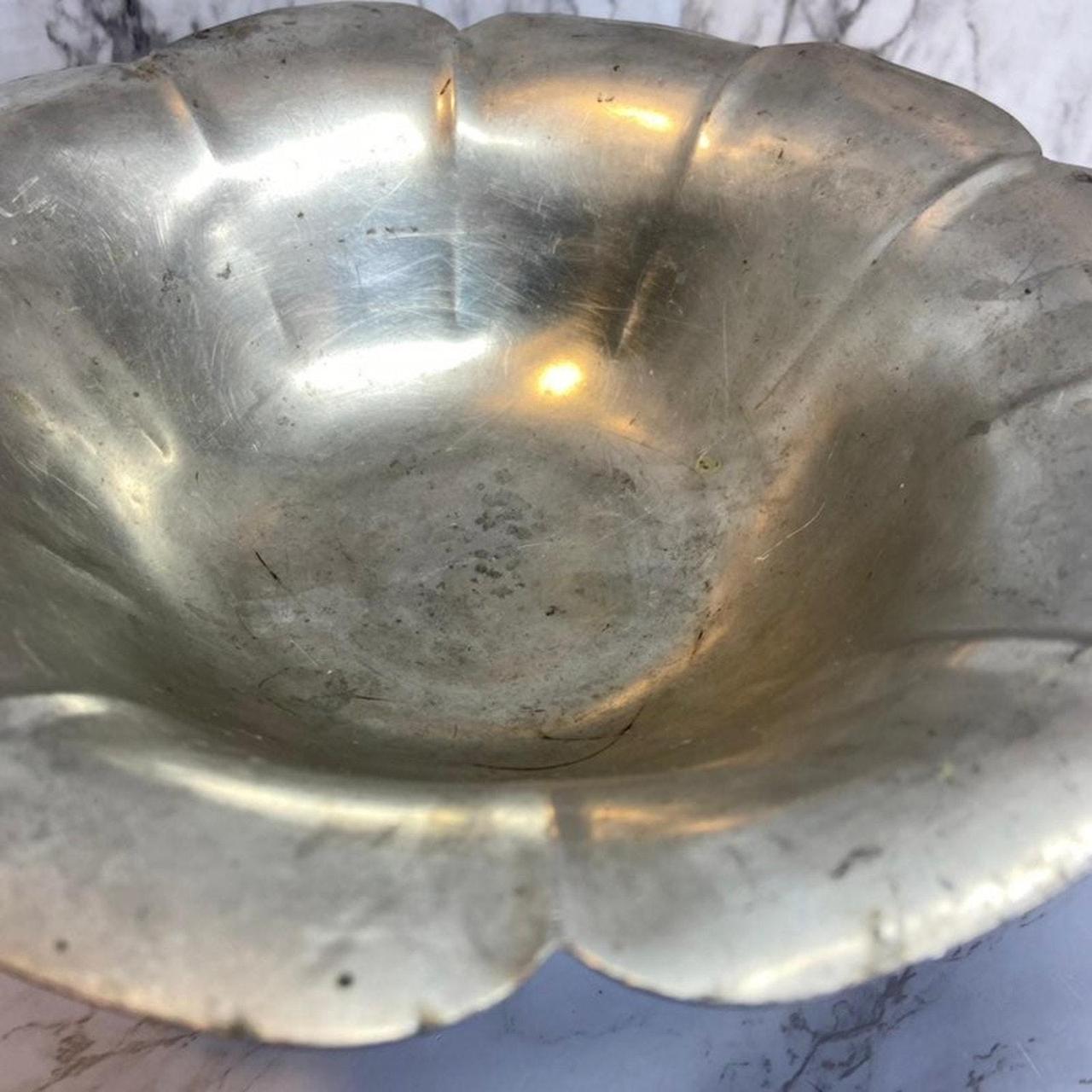 Vintage Old English Genuine Pewter Dish Second hand... | Depop