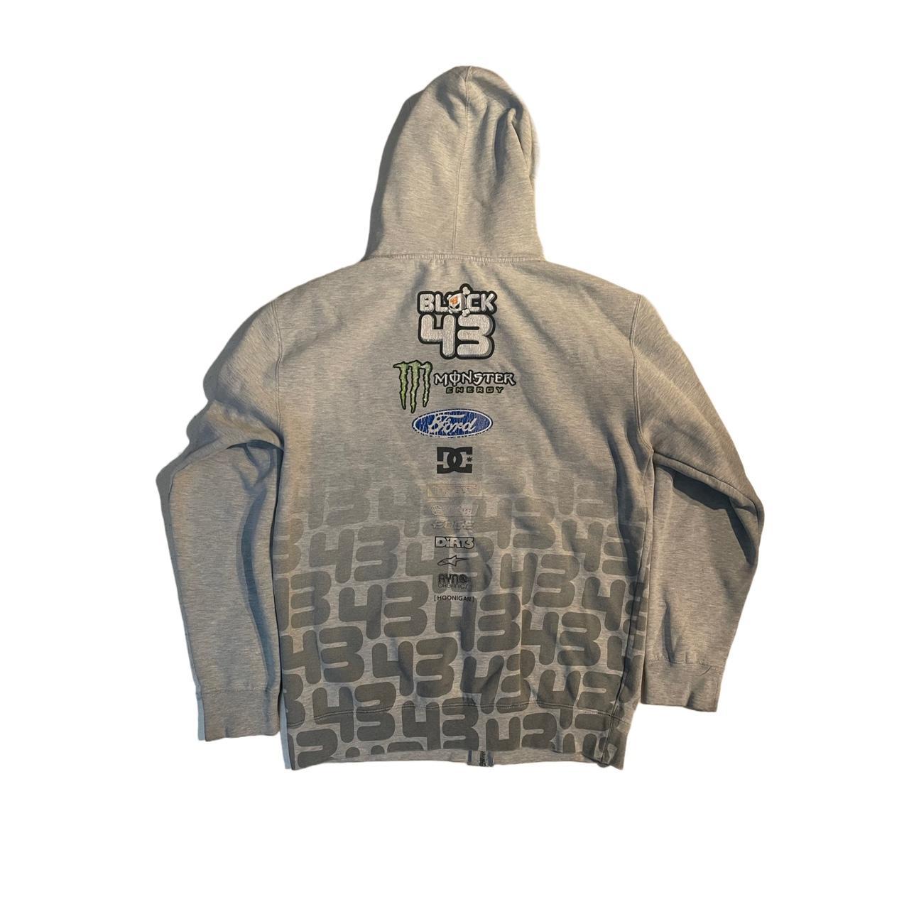 DC shoes co monster energy hoodie no flaws size... - Depop