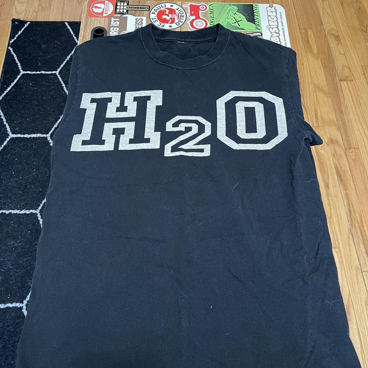 H2O band cotton t-shirt discharge print. 3 location.... - Depop