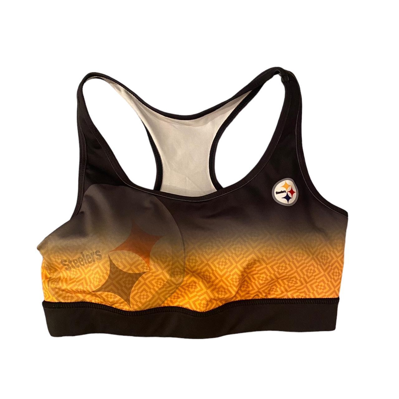 Pittsburgh Steelers NFL Women’s Sports Bra -... - Depop