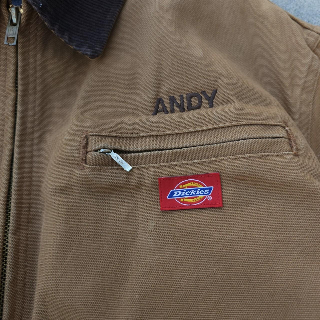 Beige Vintage Dickies Detroit Work Jacket. Sunfaded... - Depop